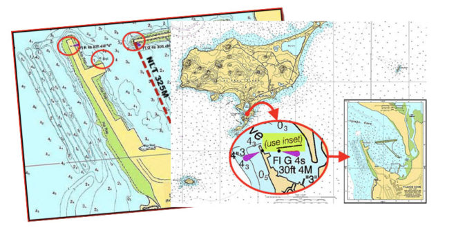How to Sail Into a Harbor with "Chart Insets"