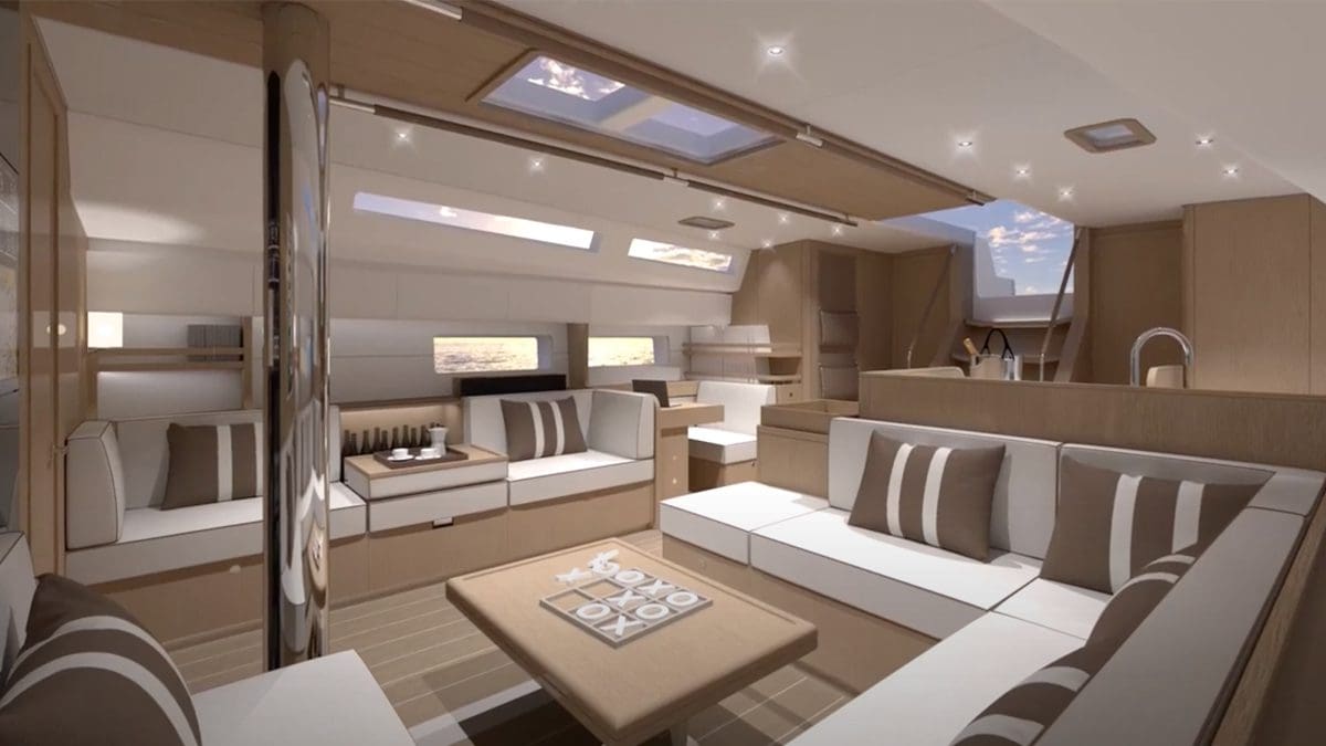 The Interior Layout of the New Swan 58 Unveiled. VIDEO